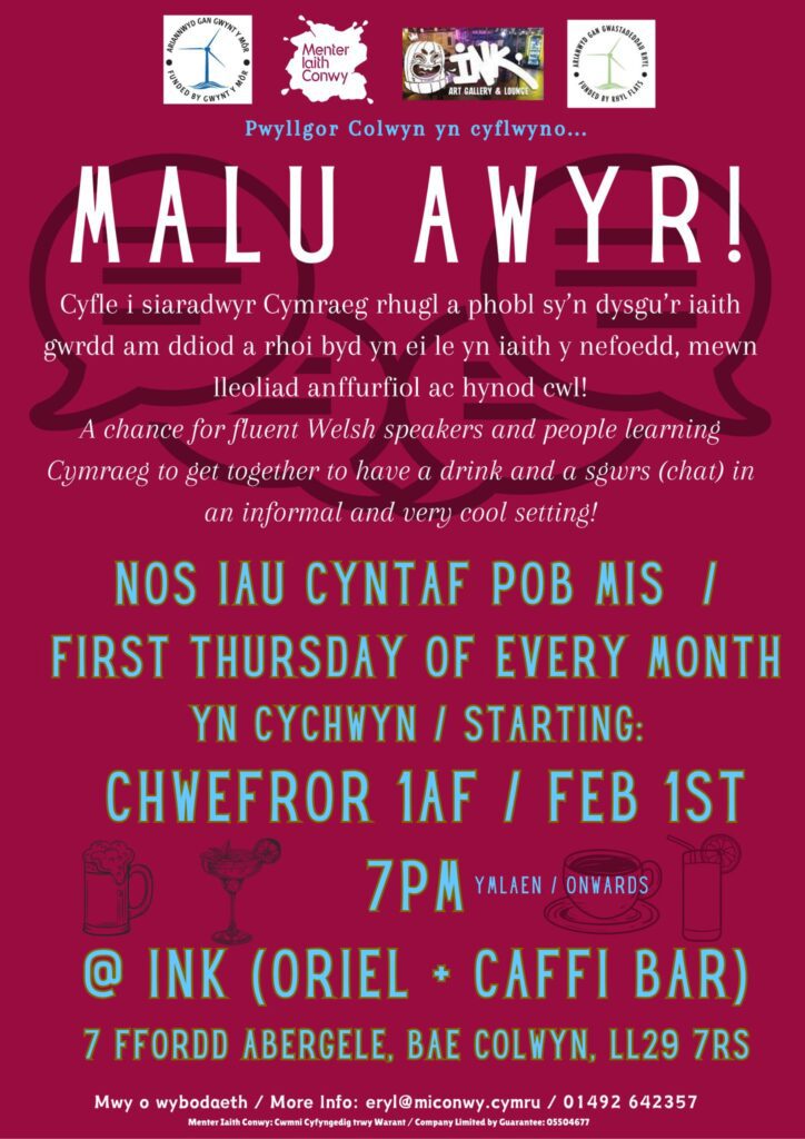 February Events - Menter Iaith Conwy
